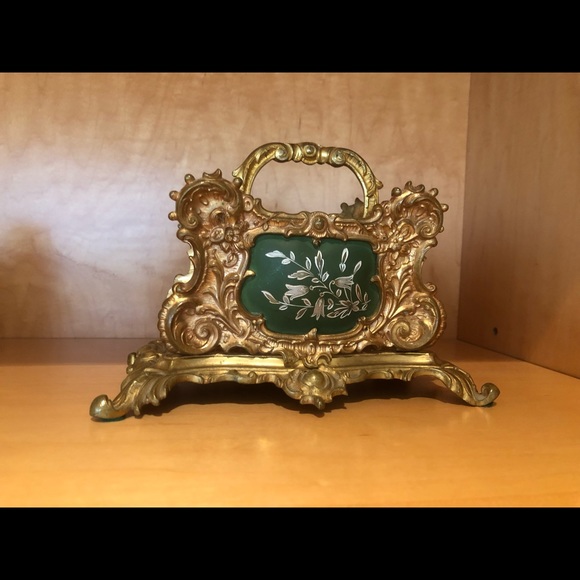 Accents | Antique Brass Letter Holder | Poshmark